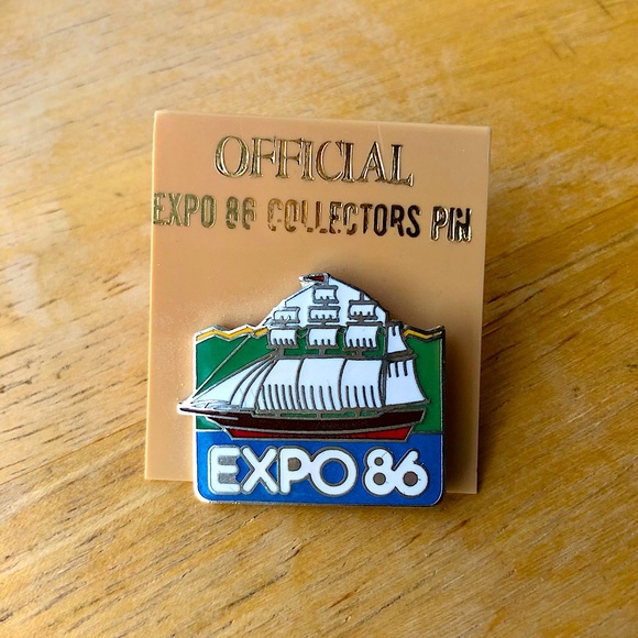 Accessories | Vintage Pin World Expo 1986 | Poshmark